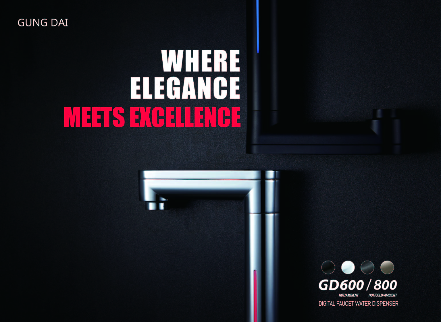 GD 800 Digital Faucet Water Dispenser | Taiwantrade