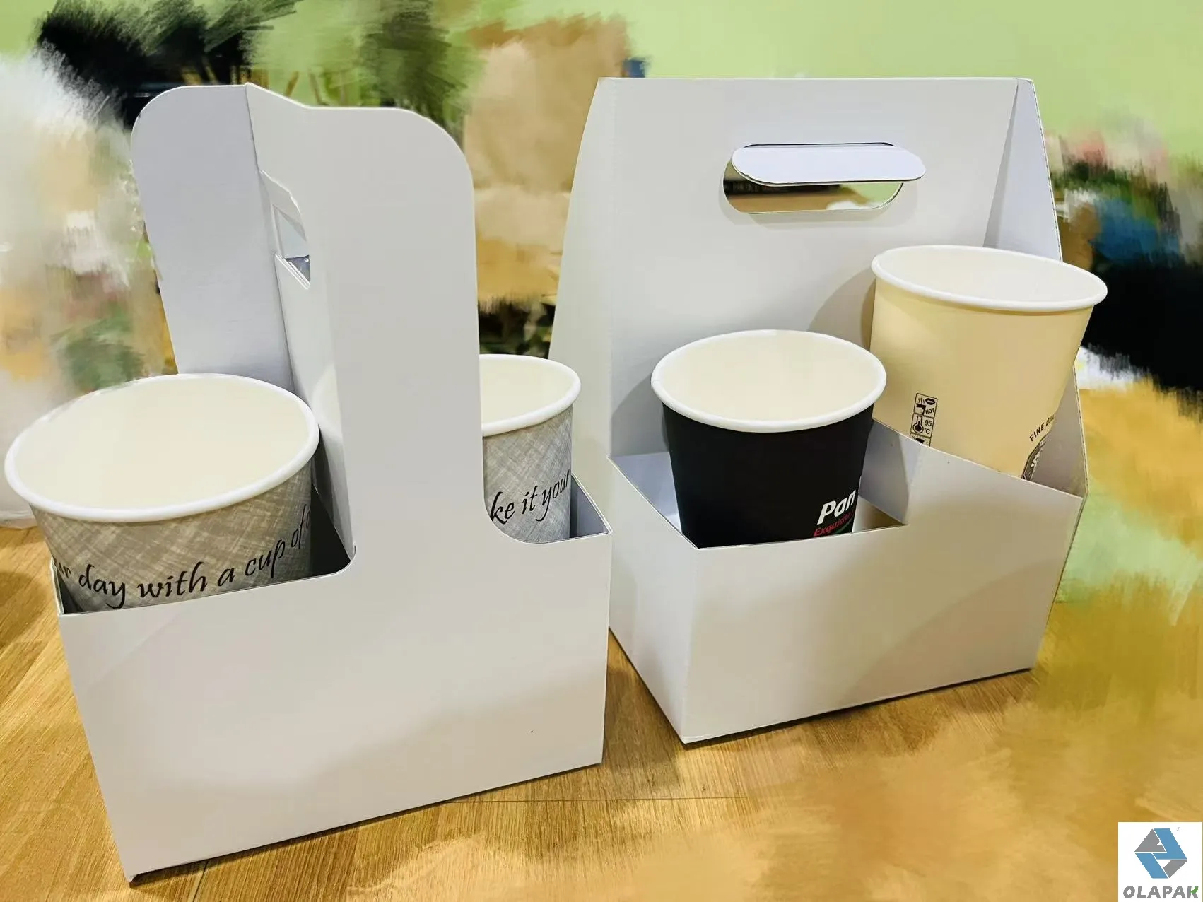 Paperboard Cup Carrier with Holder | Taiwantrade